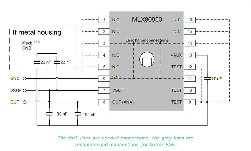 MLX90830 Triphibian MEMS Pressure Sensor IC - Melexis | Mouser